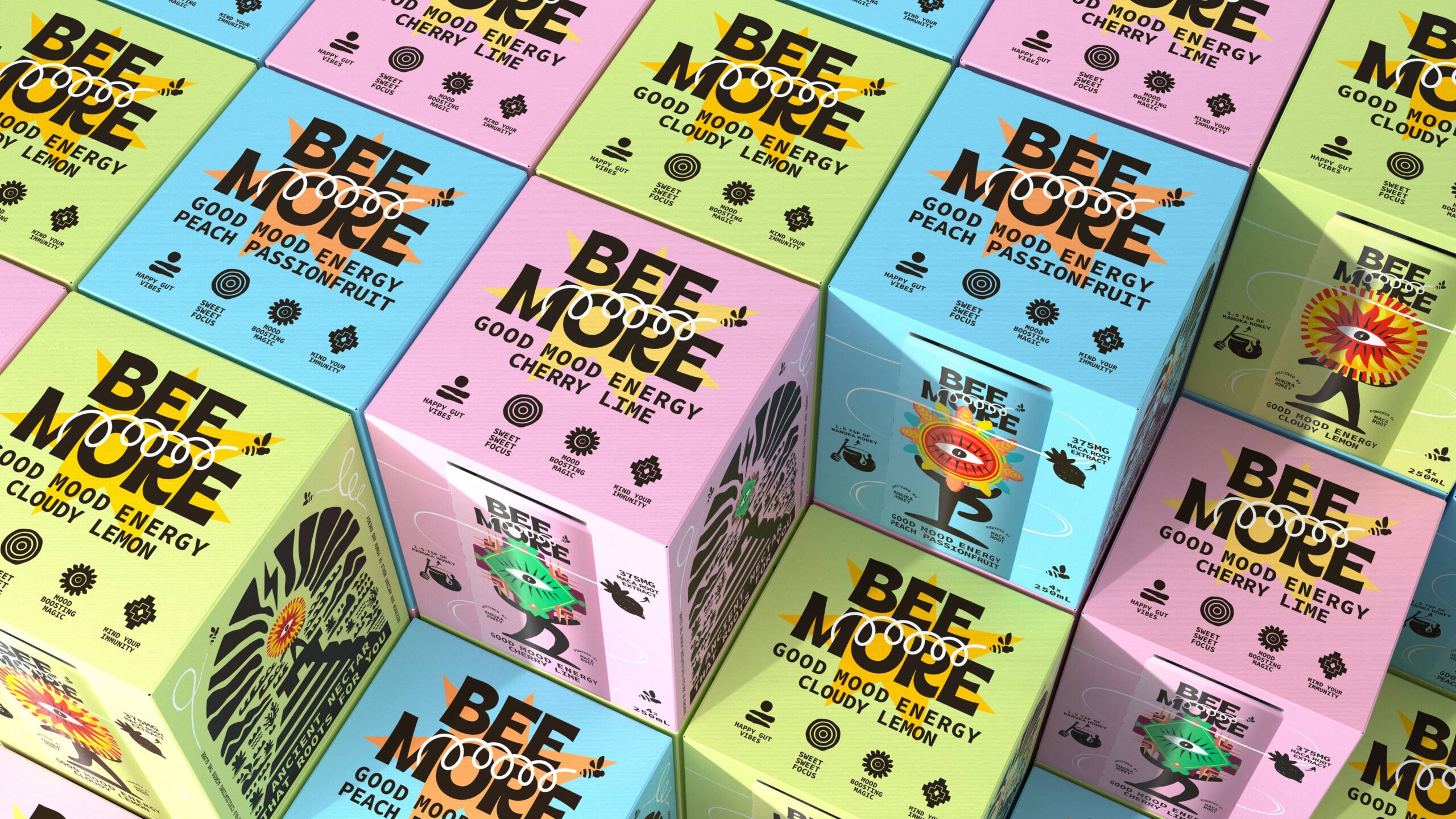 Beemore Energy Drink by Boundless Brand Design Redefines Natural Energy ...