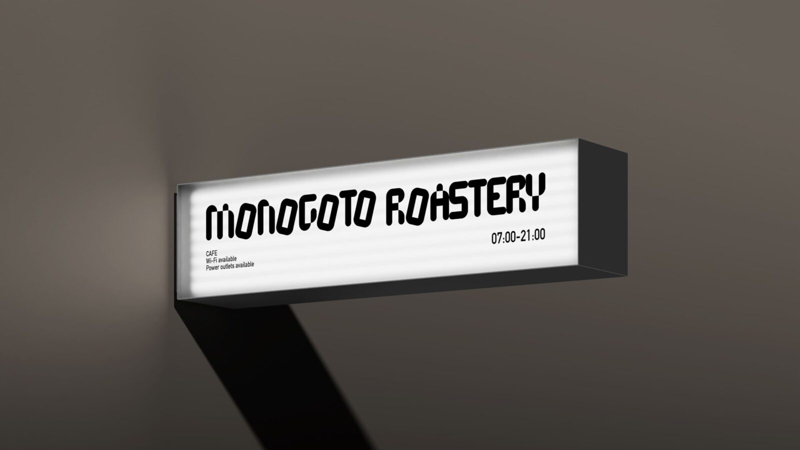 Shunya Wada Develops Monogoto Roastery With a System Driven Typeface ...
