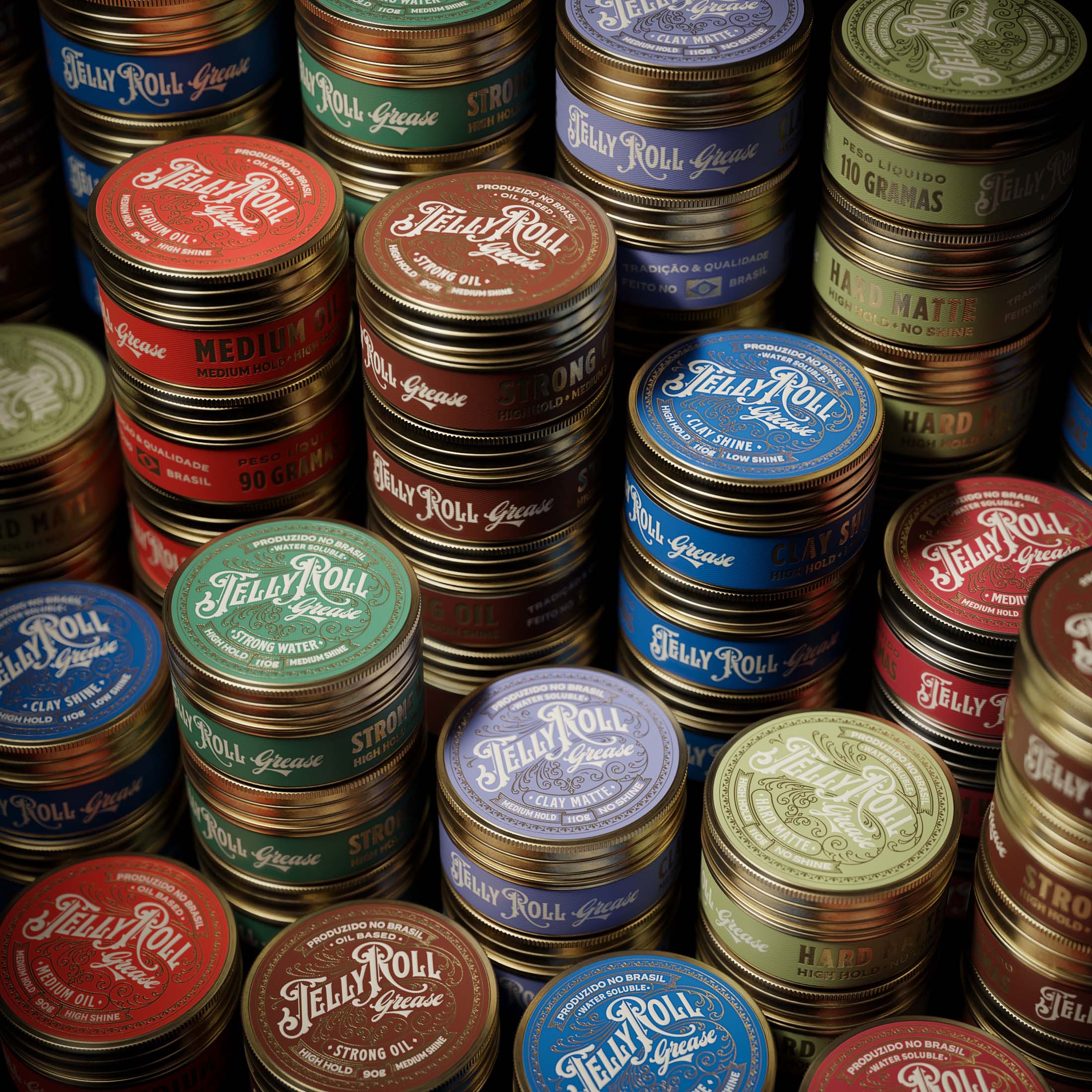 Diego Carneiro Designs a Cohesive Packaging System for Jelly Roll ...