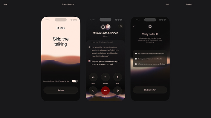 Mitra Brand Identity Streamlines Everyday Calls Through Iverson Design ...