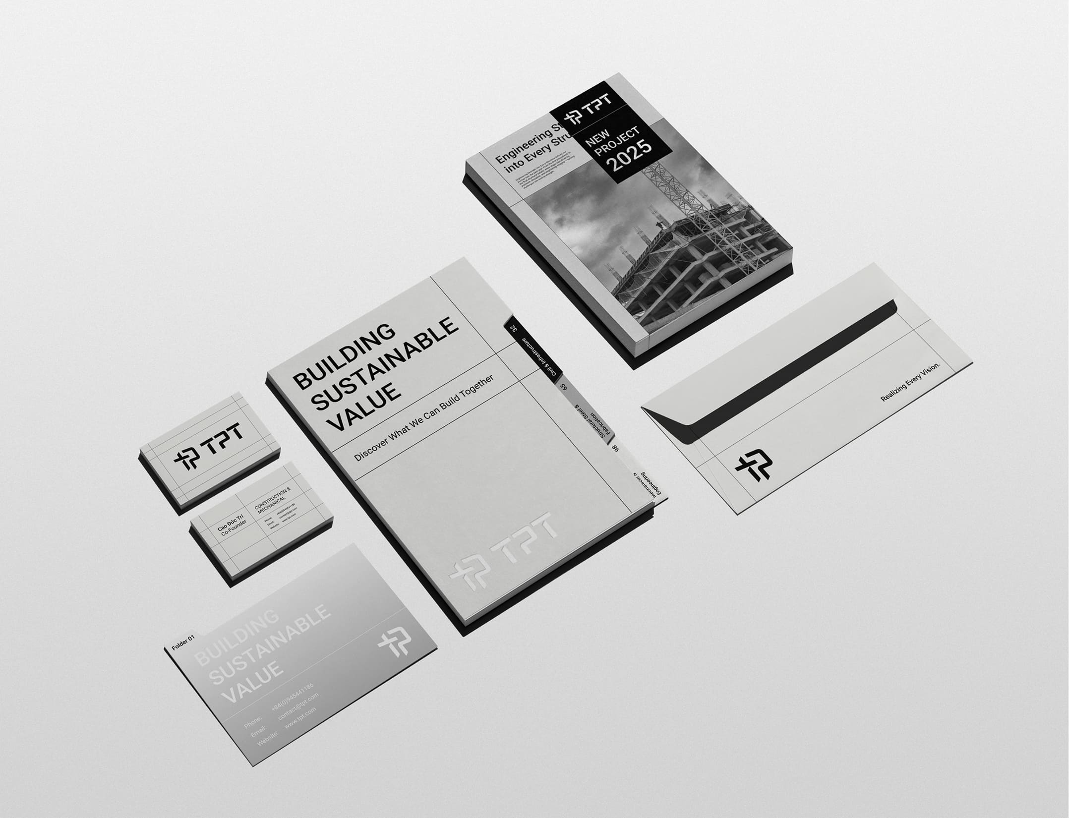 Đức Nguyễn Engineers a Strong Visual Identity for Thiên Phúc TPT ...