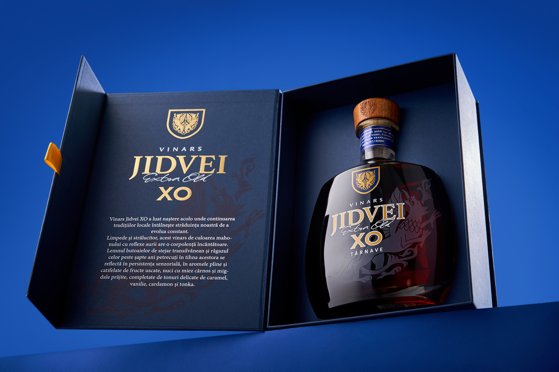 Jidvei XO Premium Brandy Packaging Design by 43oz Design Studio - World ...