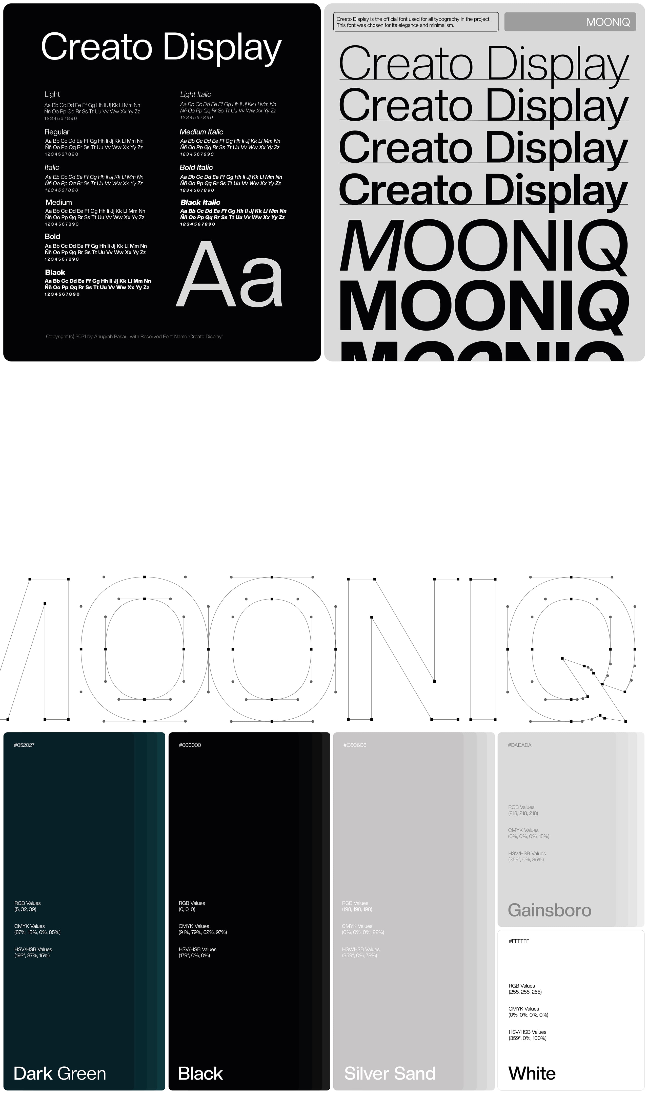 Jv Studio Designs a Futuristic Brand Identity for Mooniq Digital Agency ...